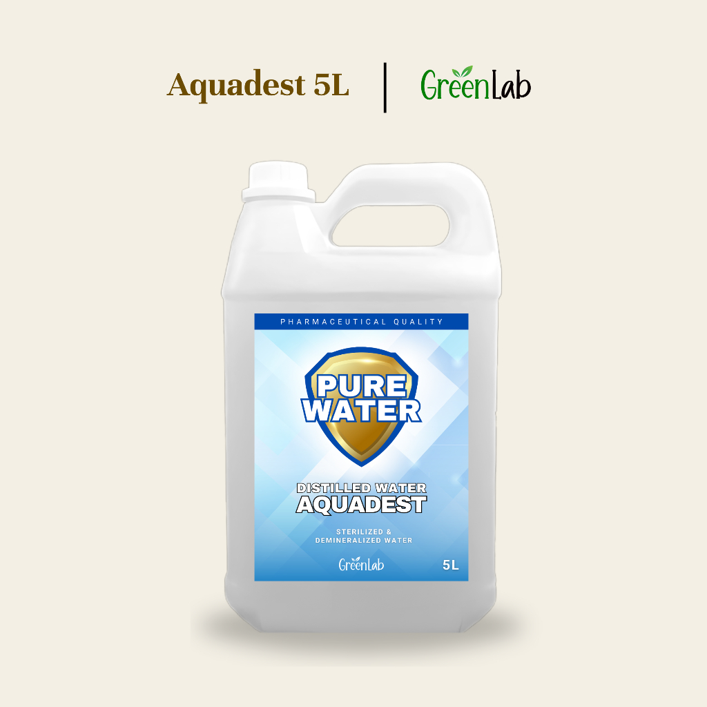 Jual Aquadest Pure Water / Distilled Water 5 Liter / Air Suling 5 Liter ...