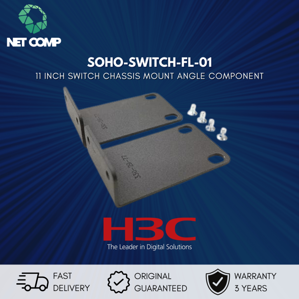 Jual H3C SOHO-SWITCH-FL-01 11 Inch Chassis Mount Angle Component, SOHO ...
