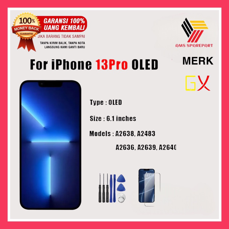 Jual LCD FULLSET IPHONE 13 PRO GX OLED SCREEN | LCD GX IP 13 PRO ...
