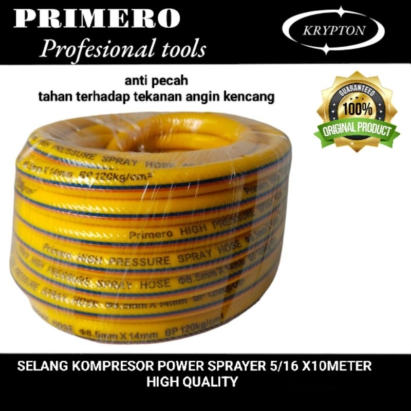 Jual primero selang kompresor / power sprayer 8.5x14mm ( 10M ) high ...