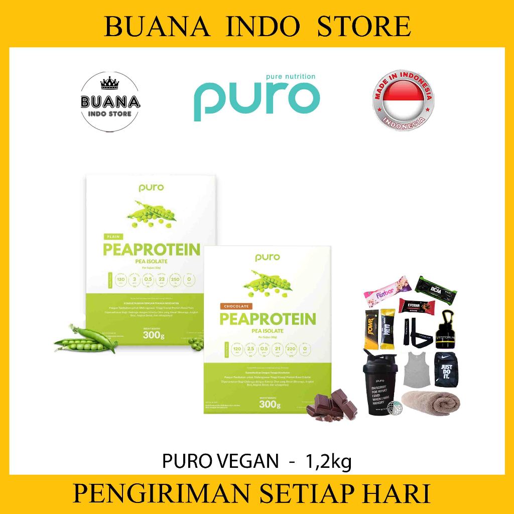 Jual PURO VEGA PRO 1,2kg | VegaPro | Vegan Pea Protein Meal Replacement ...