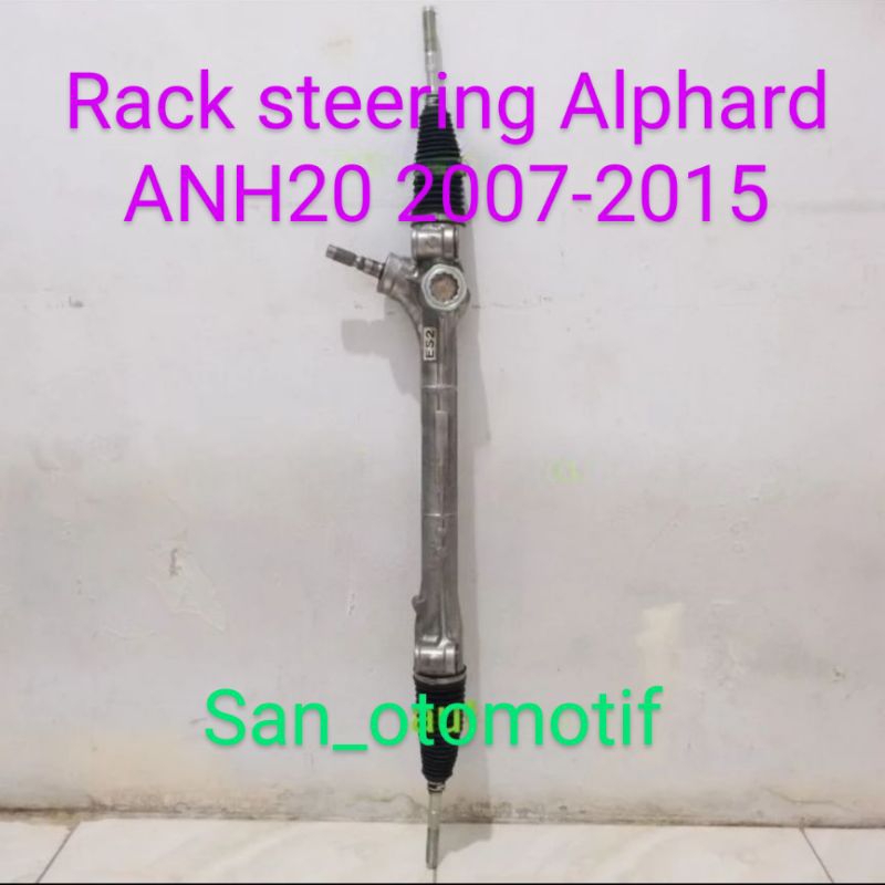 Jual Rack steering rak stir steer Vellfire Alphard ANH20 2007-2015 ori ...