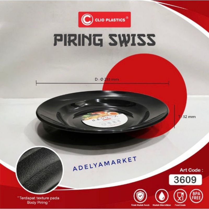 Jual Piring Hitam Japan Swiss / piring plastik ramen | Shopee Indonesia