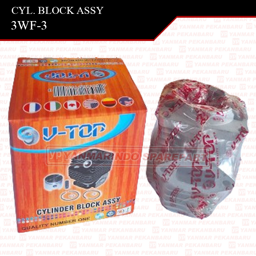 Jual 3WF3 Cylinder Block Blok Komplit Mist Blower Semprot Hama TASCO ...