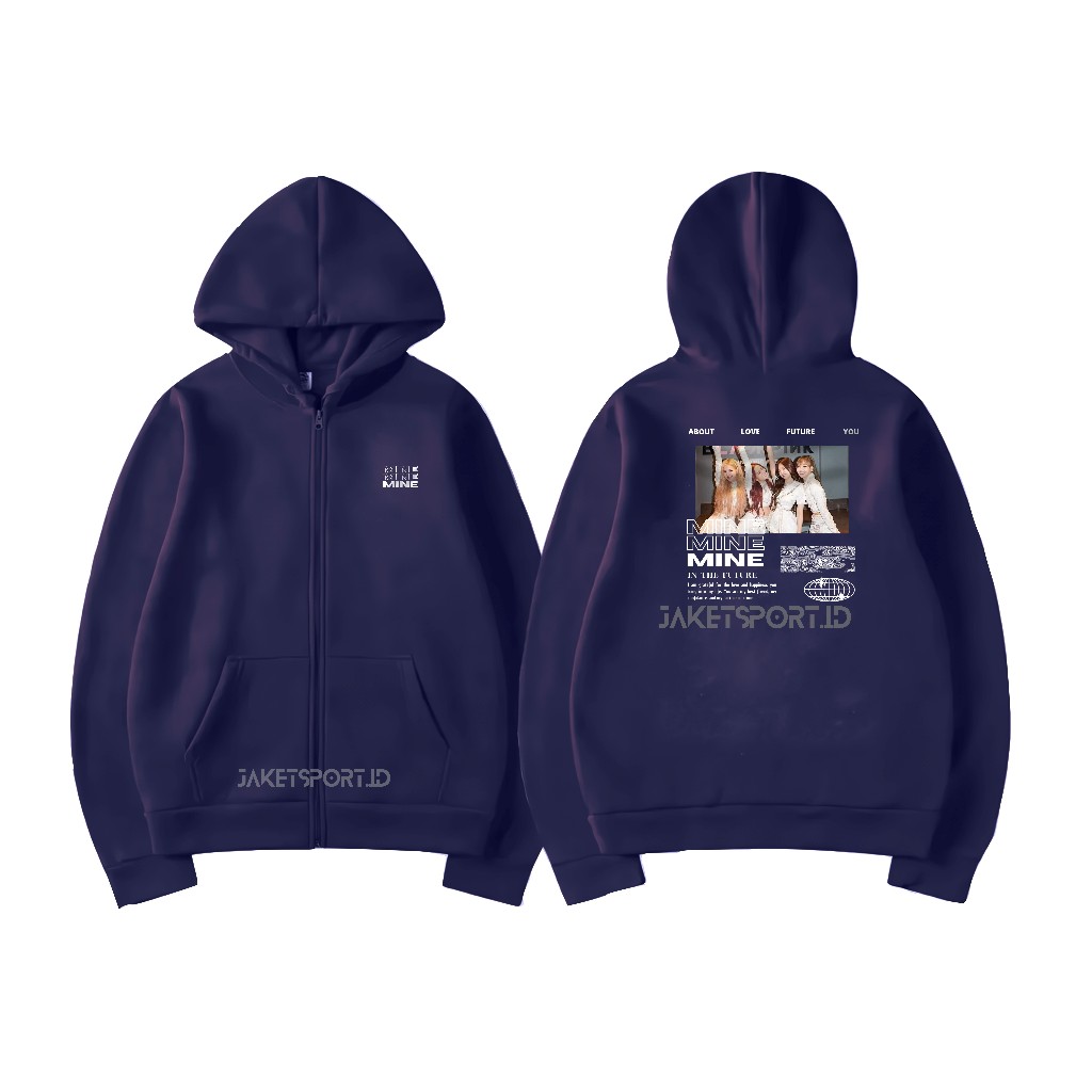 Jual Jaket Jipper Custom Pria Wanita - Bucin Aesthetic Mine - Bisa ...