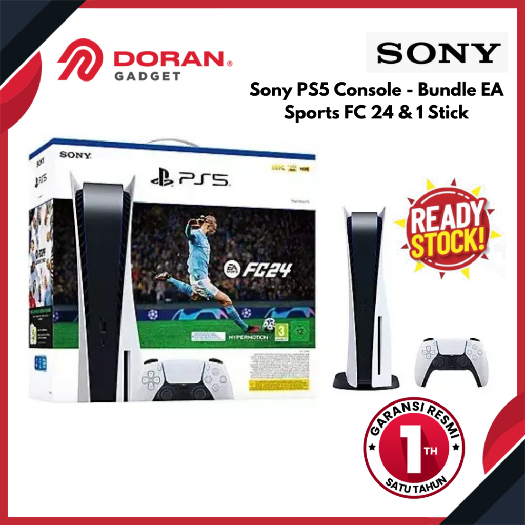 Jual Sony PS5 Playstation 5 Console Bundle EA Sports FC 24 & 1 Stick ...