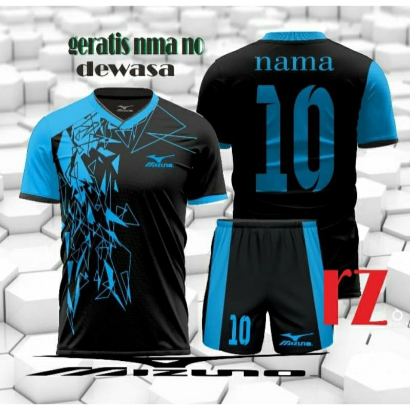 Jual JERSEY PASANGAN NAMA NMOR SENDRI COSTUM BOLA KAOS OLAHRAGA DEY FIT ...