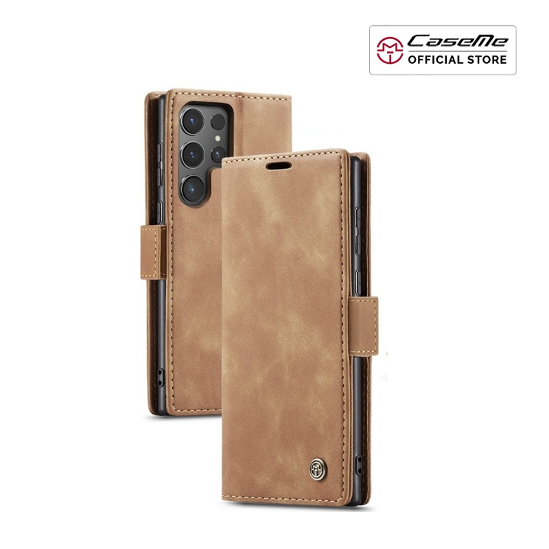 Jual Caseme Samsung S24 S24 PLUS ULTRA 5G Casing Flip Kulit Leather ...
