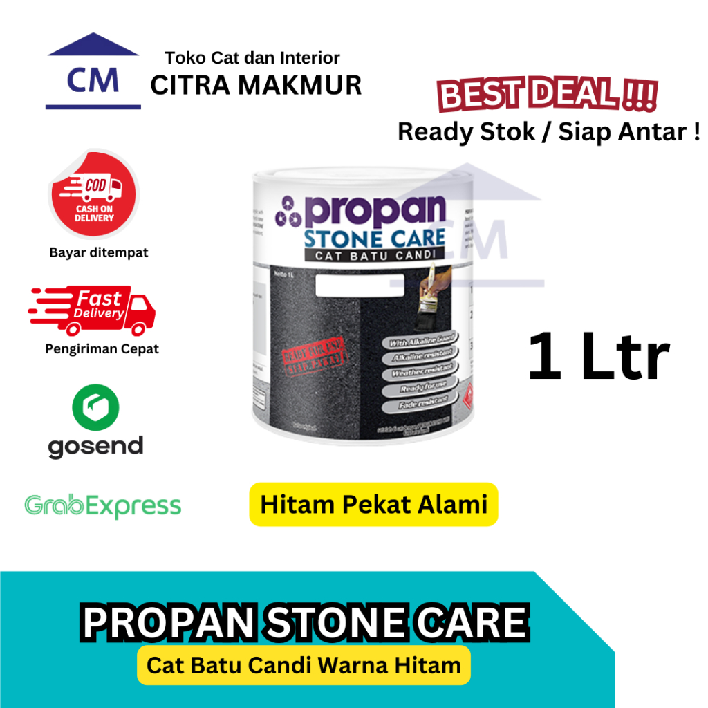 Jual Propan Stone Care SC-70 HITAM (Cat Batu Candi) - 1 Ltr | Shopee ...