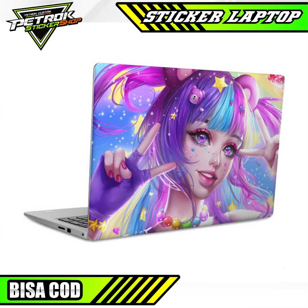 Jual STICKER LAPTOP MOTIF DORAEMON / STIKER LAPTOP AESTHETIC MOTIF ...