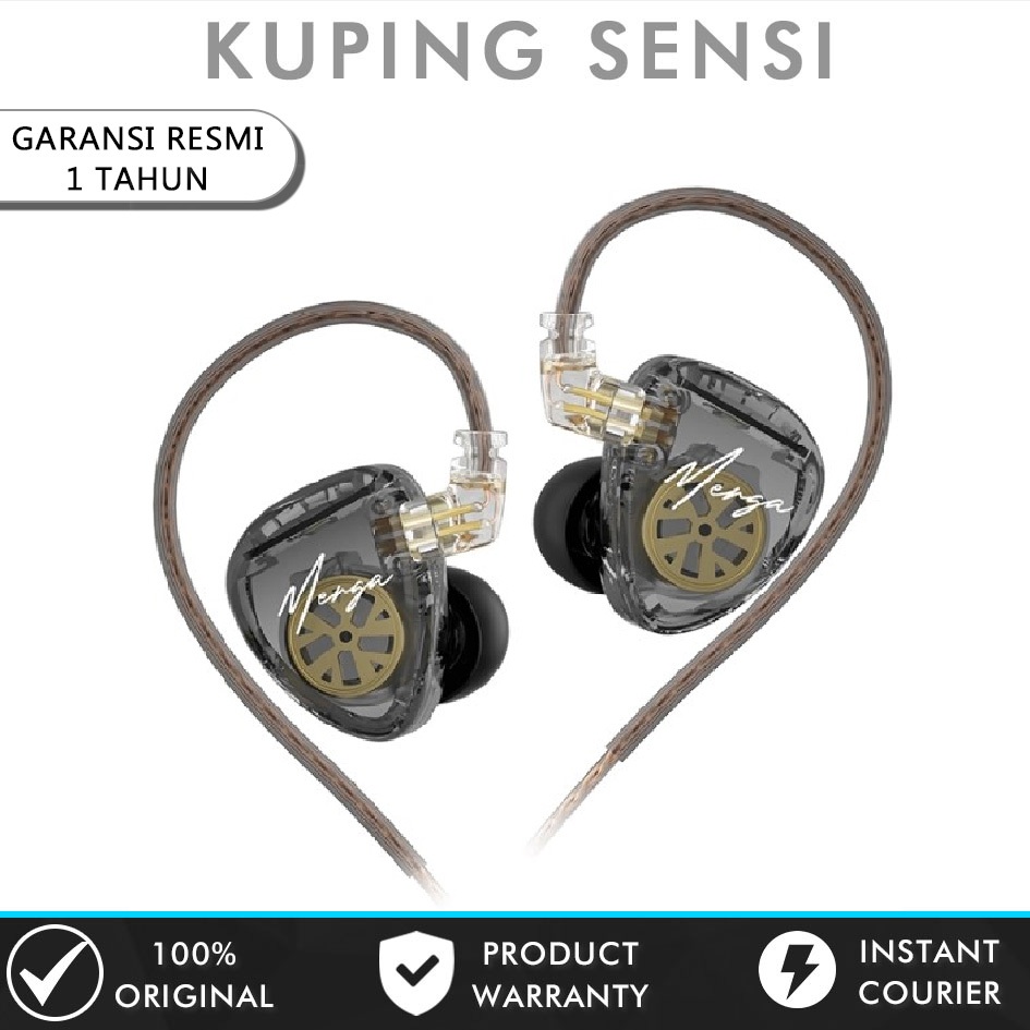 Jual KZ Merga Dual Dynamic Driver IEM with Excellent Frequency Curve In ...