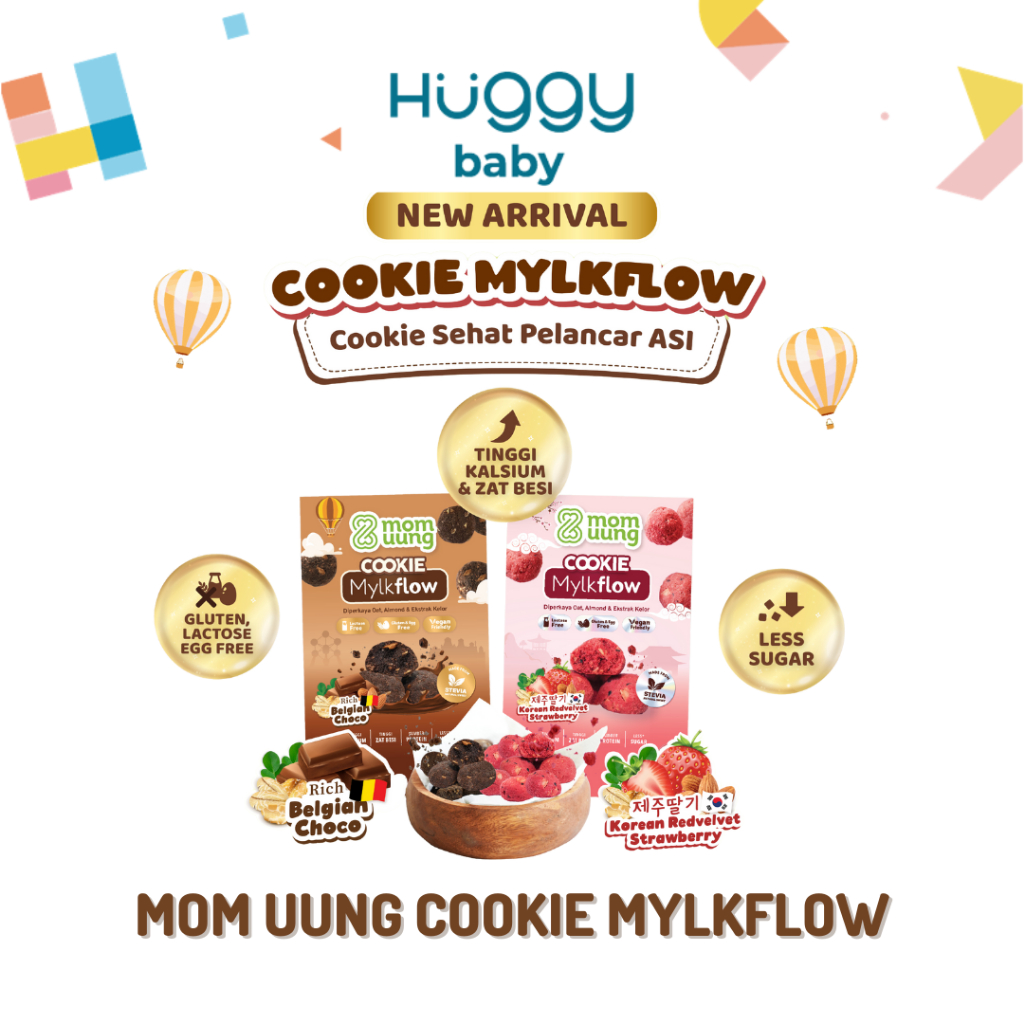 Jual Mom Uung Cookie Mylkflow | Kukis Pelancar Asi Booster Vegan Friendly | Shopee Indonesia