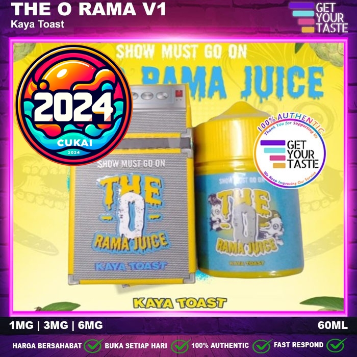 Jual Liquid The O Rama Juice V1 Kaya Toast 60ML by PODA x Fatriio ...