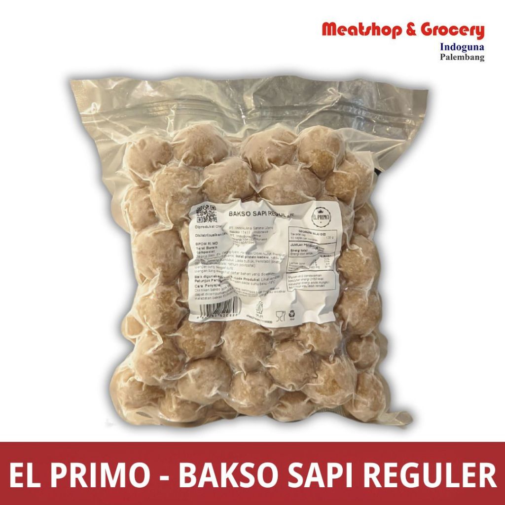 Jual Bakso Reguler El Primo | 1 Kg | Bakso Sapi | Meatshop Indoguna ...
