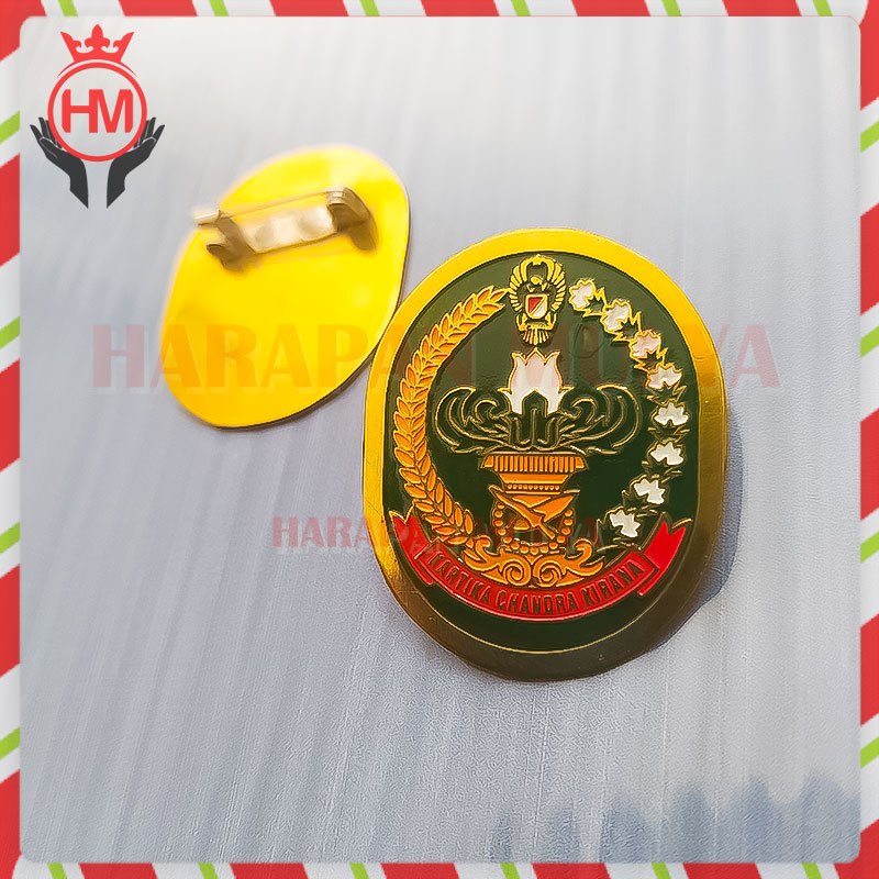 Jual Lencana Full Logam Kartika Chandra Kirana - Pin Logo Persit Logam ...