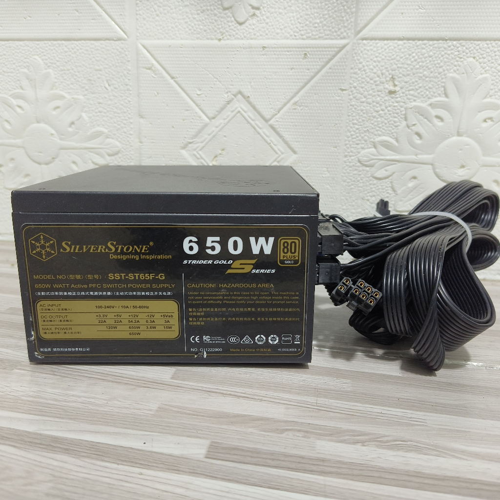 Jual PSU GAMING SILVERSTONE 650W 80+ GOLD FULL MODULAR | Shopee Indonesia