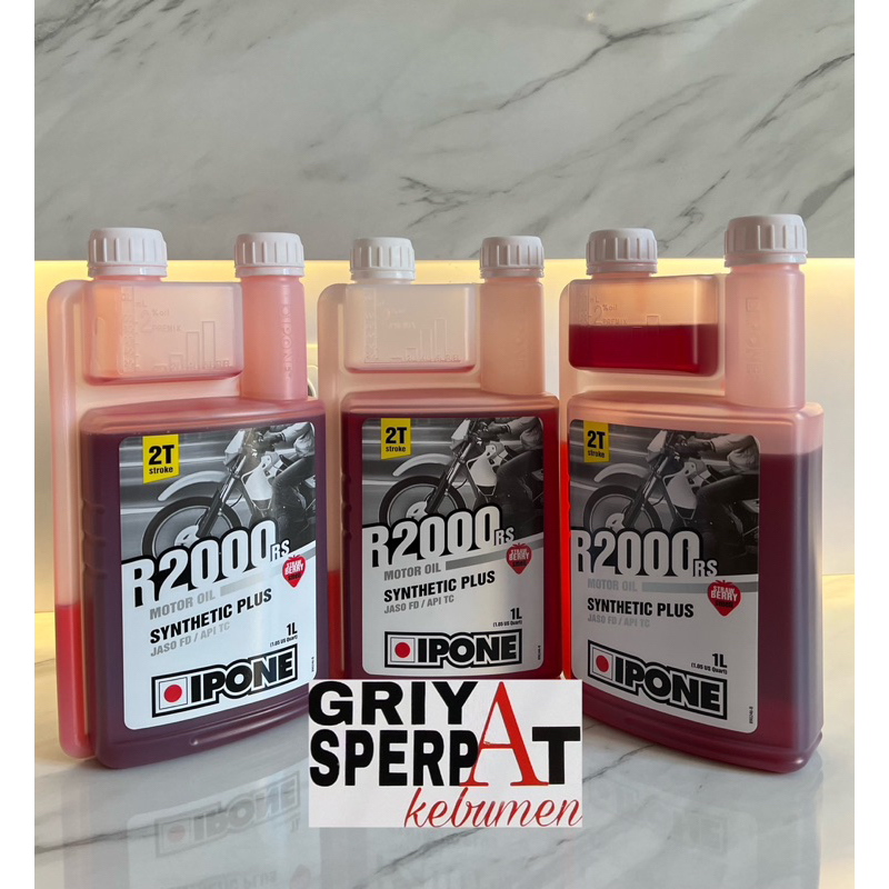 Jual OLI SAMPING MOTOR 2 TAK IPONE R2000 RS STRAWBERRY 1 LITER ORIGINAL ...