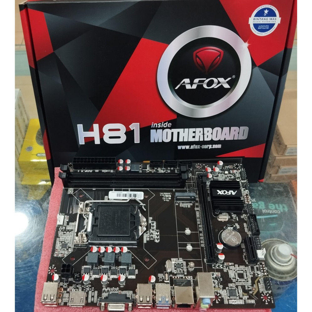 Jual Motherboard H81 afox nvme Promo | Shopee Indonesia