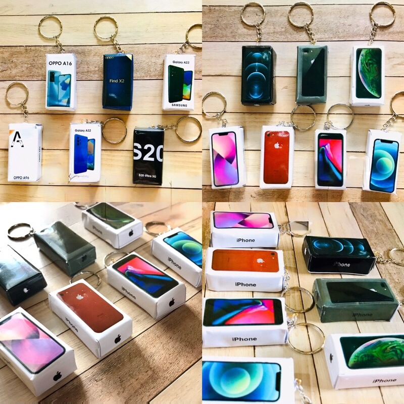 Jual Gantungan Kunci Miniatur Kotak Box HP / Souvenir Gantungan Kunci ...