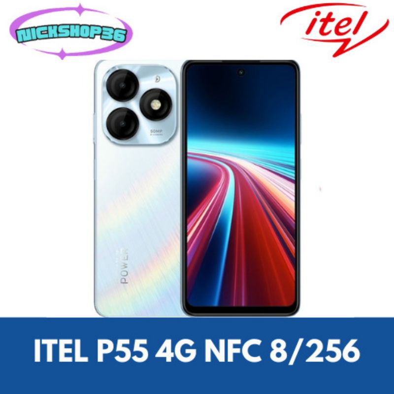 Jual Itel P55 4G NFC 8/256 GB Garansi Resmi | Shopee Indonesia