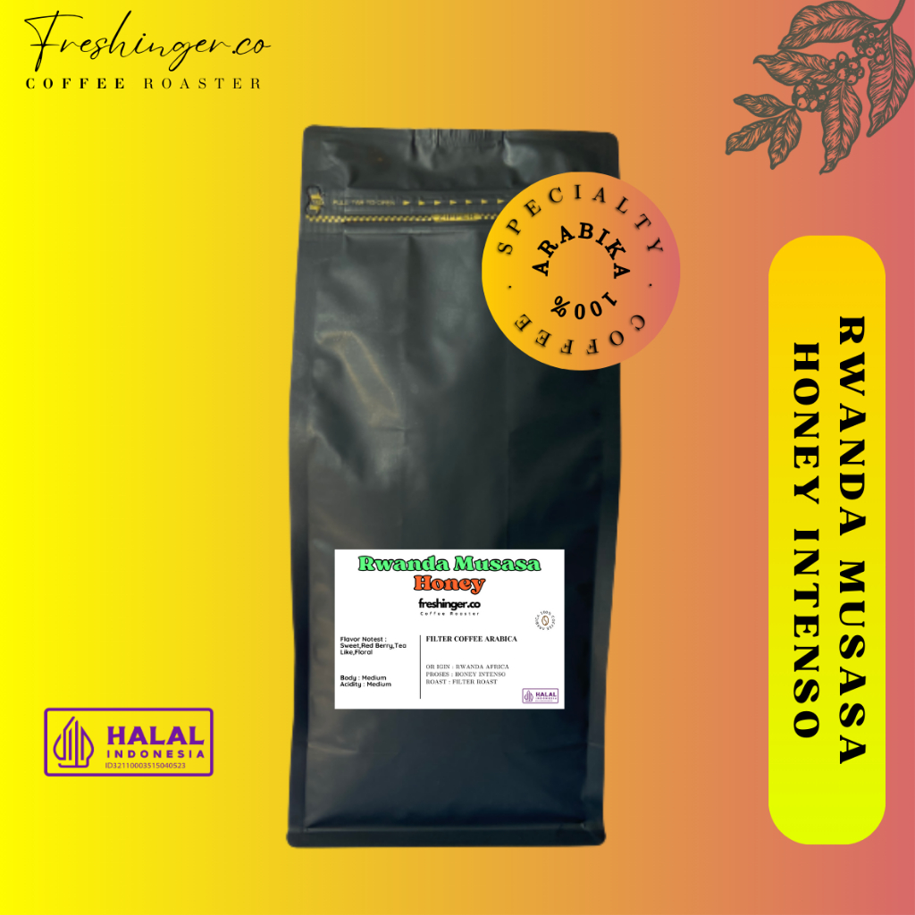 Jual Kopi Arabika Rwanda Musasa Honey Intenso ( Specialty Coffee ...