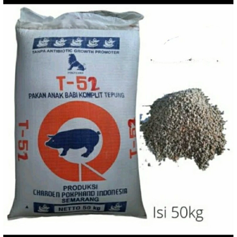 Jual Pakan Babi T52 Komplit Crumble 1 Kg CRUMBLE | Shopee Indonesia