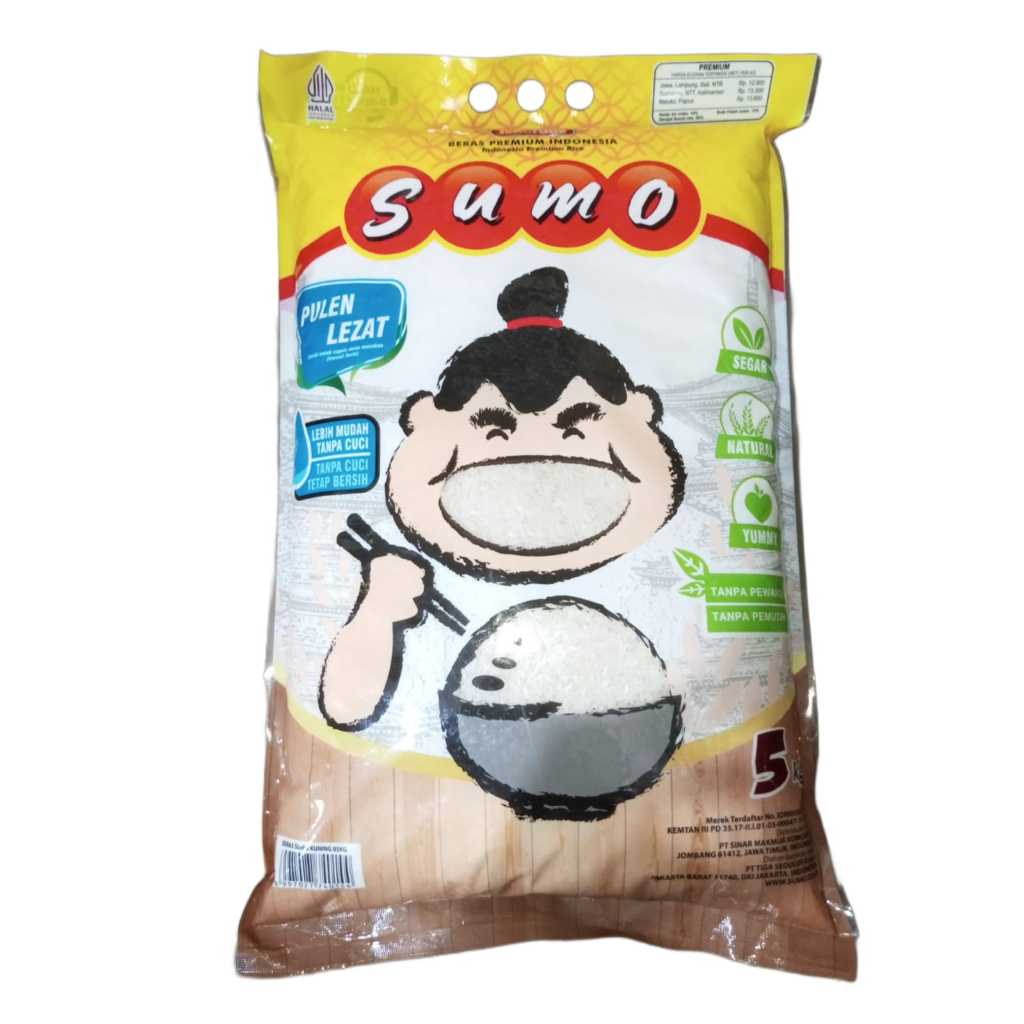 Jual BERAS PREMIUM SUMO KUNING 5KG | Shopee Indonesia