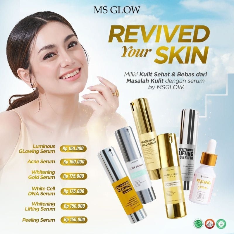 Jual Serum Ms Glow/Ms glow Serum all varian 15 ml | Shopee Indonesia