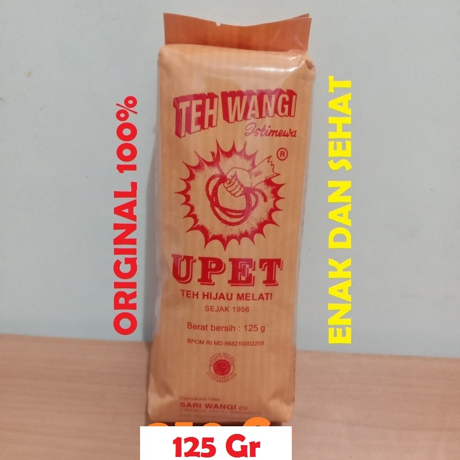 Jual TEH WANGI ISTIMEWA / TEH UPET / TEH HIJAU MELATI 125 GR BPOM dan ...