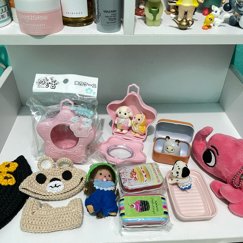 Jual Keychain monchichi star case tiny box trinkets READY | Shopee ...