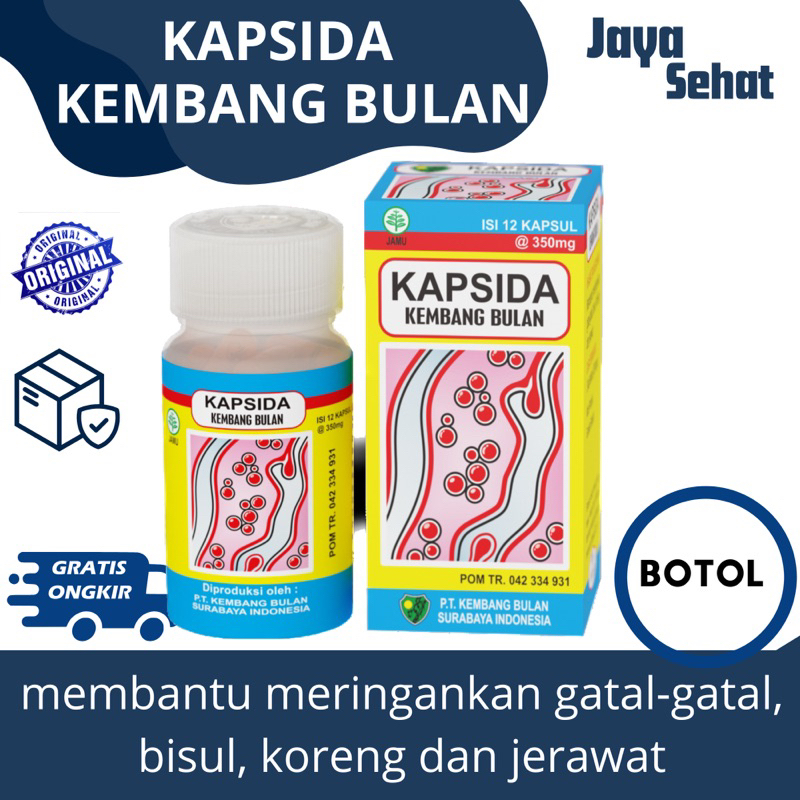 Jual KAPSIDA KEMBANG BULAN (12 KAPSUL) | Shopee Indonesia