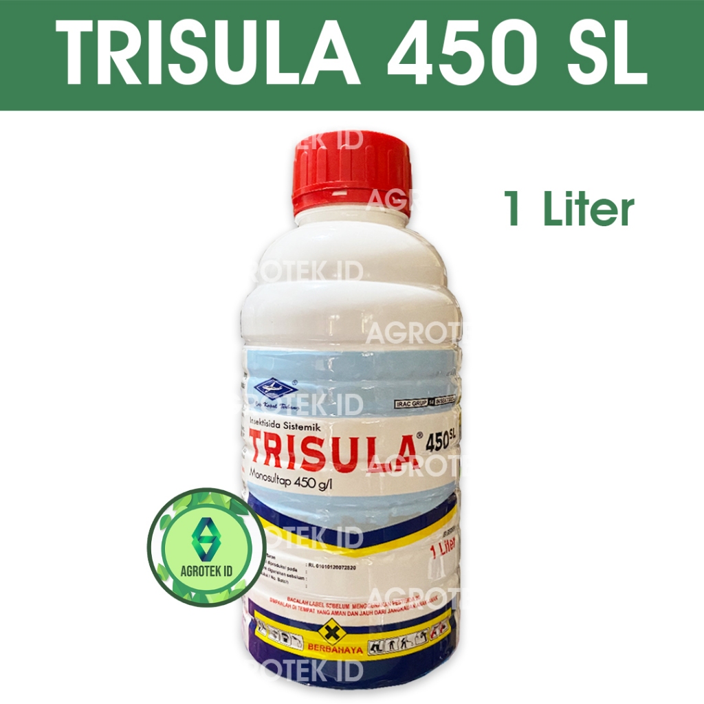 Jual TRISULA 450 SL 1 liter Insektisida Wereng Ulat Kutu Daun Thrips ...
