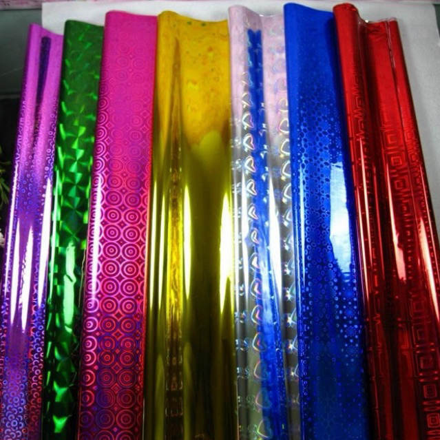 Jual Plastik Hologram/Plastik Parcel Pembungkus Kado Hologram 3D Glossy ...