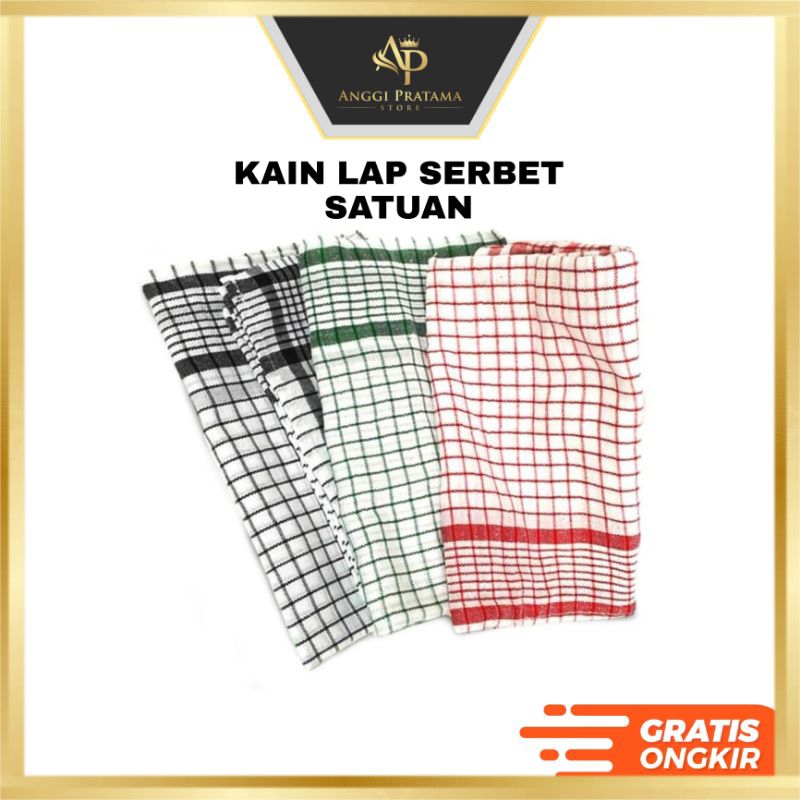 Jual [KAIN LAP KOTAK] KAIN LAP KOTORAN DAPUR SERBET SERBAGUNA SATUAN ...