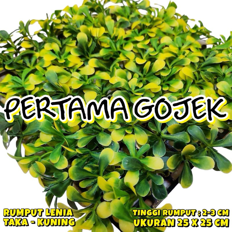 Jual Rumput Lenia Taka Ukuran 25X25 Cm/ Rumput Plastik/ Rumput ...
