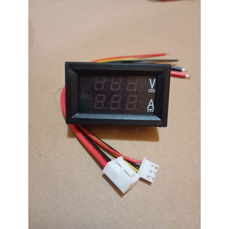 Jual Dual Display Volt Amper Meter 10A 100V DC | Shopee Indonesia