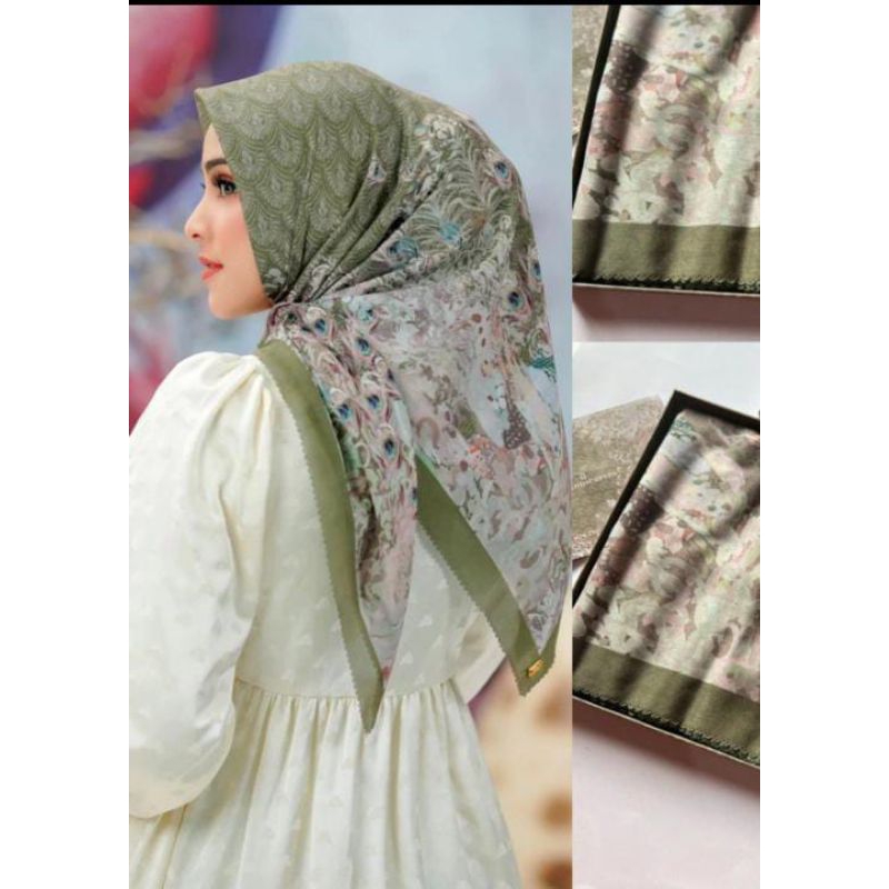 Jual Hijab Buttonscarves Jilbab Segi Empat Buttonscarves | Shopee Indonesia