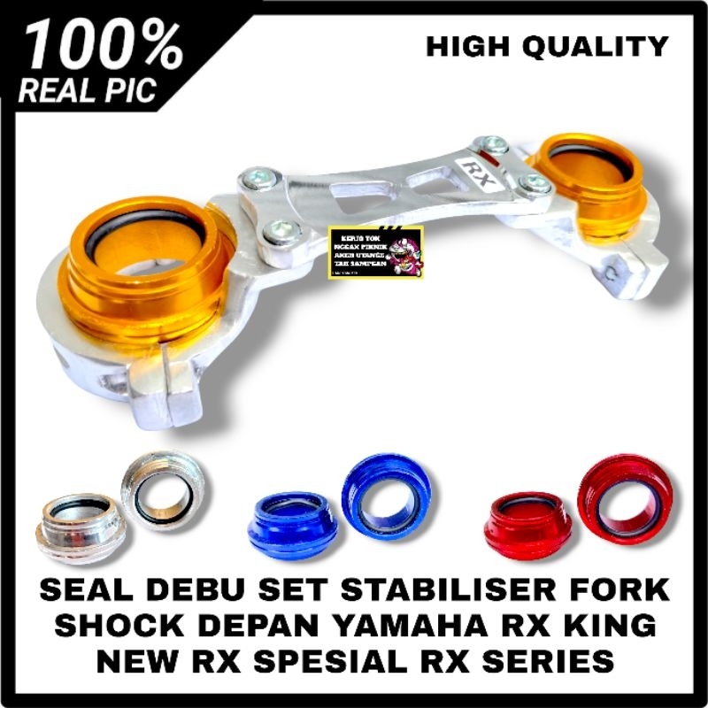 Jual SEAL DEBU SET STABILISER FORK SHOCK DEPAN YAMAHA RX KING NEW RX ...