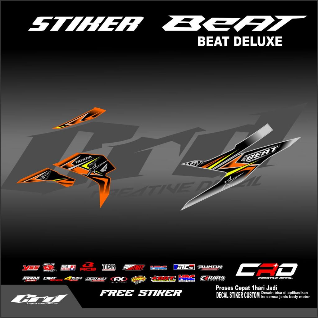 Jual Striping Honda Beat Deluxe/Street/esp/fi Terbaru Paling Keren Free ...