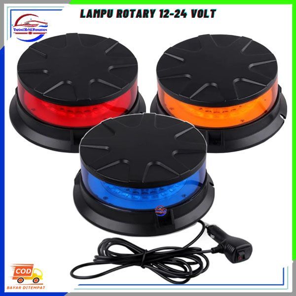 Jual Lampu Led Rotari Rotary Blitz Warning Light Peringatan Variasi ...