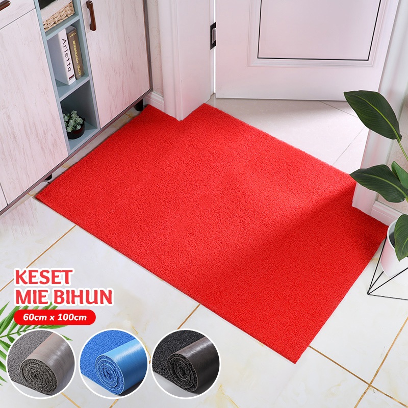 Jual COD Keset Mie Tebal Ukuran 60x100cm Bahan PVC Karpet Kaki Keset ...