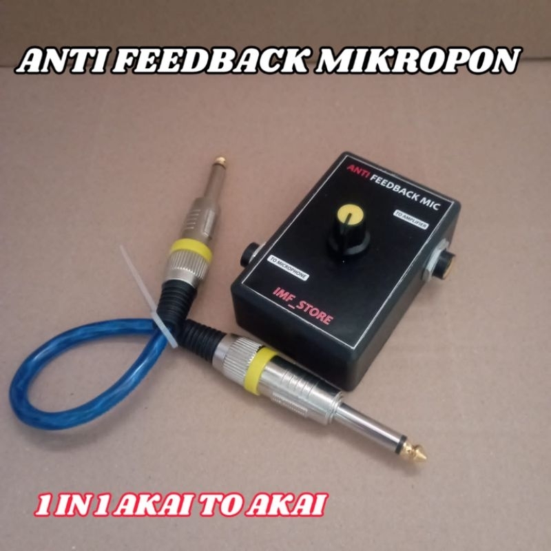 Jual MODUL ALAT ANTI FEEDBACK MIC INPUT 1IN1 UNIVERSAL KABEL WIRELESS ...