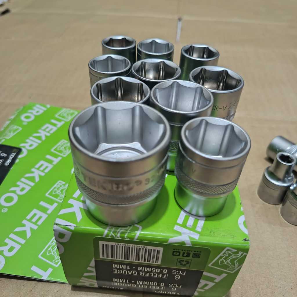 Jual Kunci Sock 1/2 inch 6 PT TEKIRO 12 PT 19 22 24 32 mm Tekiro Mata Sok TEKIRO(HARGA ECERAN ...