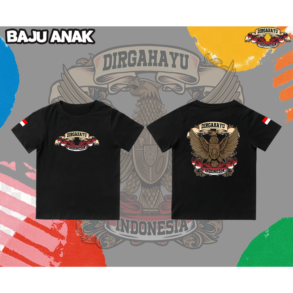 Jual [Bisa COD] Kaos Anak | Baju Agustusan Original Merchandise | Kaos Katun 24s Asli | Baju ...