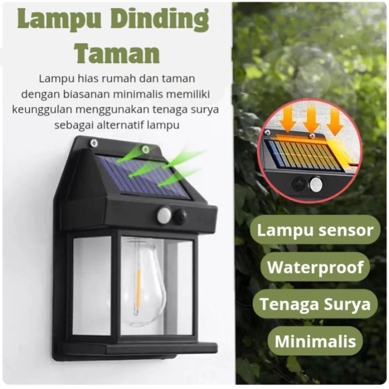 Jual Lampu Dinding Tenaga Surya Lampu Dinding Taman Solar Energy Lampu ...