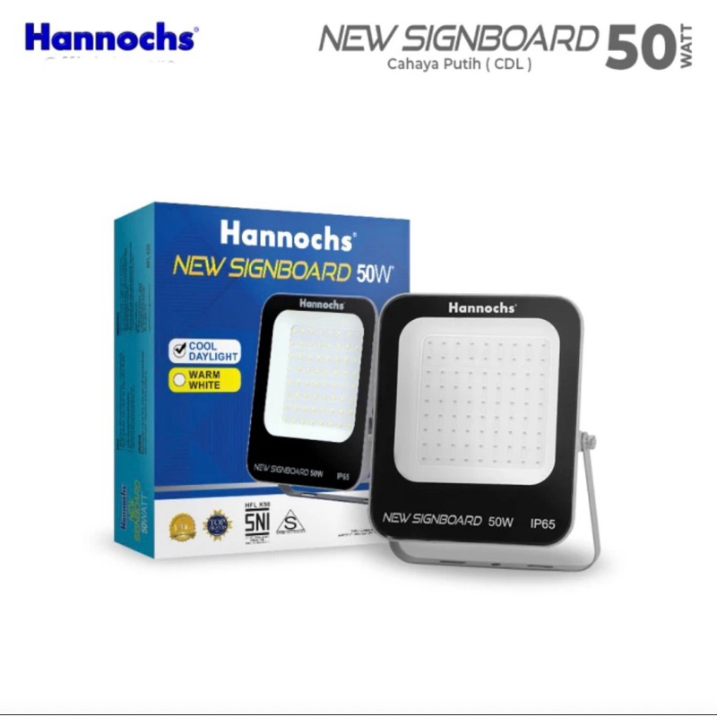 Jual Lampu Tembak/Sorot Led Hannochs Flood Light New Signboard 50 Watt ...
