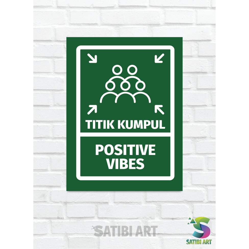 Jual SIGN TITIK KUMPUL KAYU 15X20 | SIGN BOARD TITIK KUMPUL Assembly ...