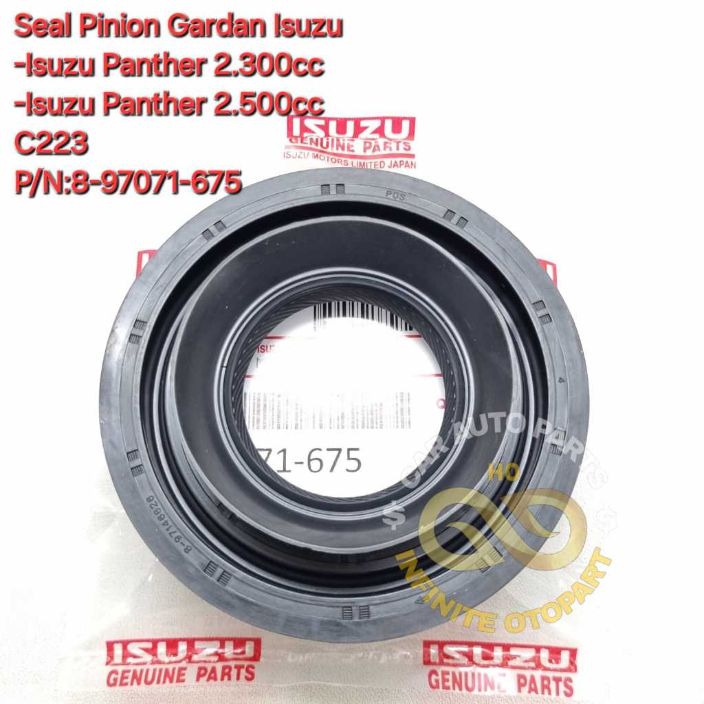 Jual SEAL PINION DIFF SIL GARDAN ISUZU PANTHER 2.3 2.5 C223 8-97071-675 ...