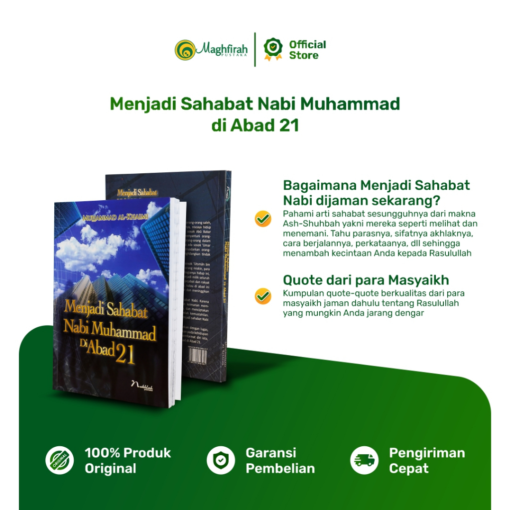 Jual Maghfirah Pustaka Menjadi Sahabat Nabi Muhammad di Abad 21 Buku ...