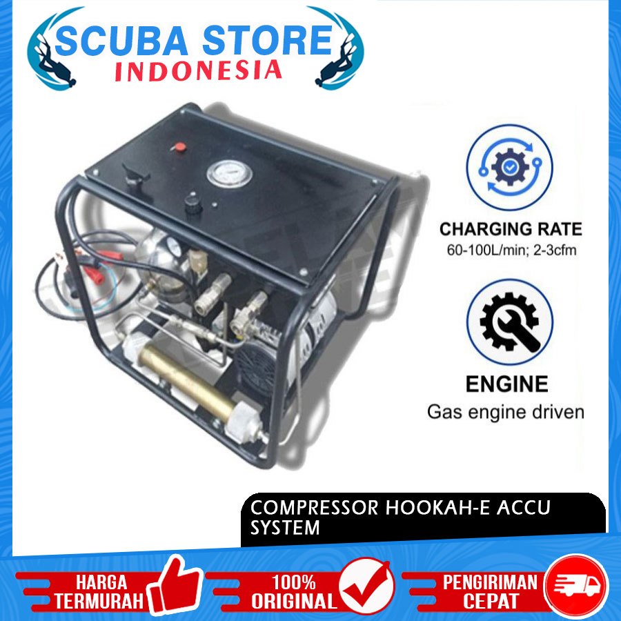 Jual Compressor Hookah E Accu System Electric Kompressor Listrik Aki ...